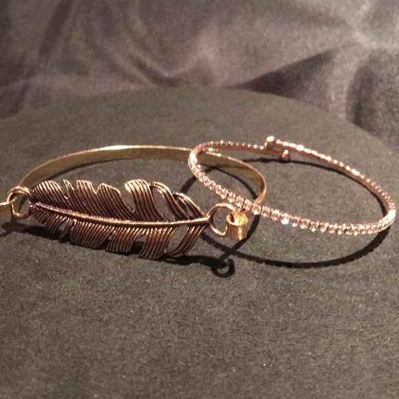 Jewelry | Rose Gold Bangle Bracelets | Poshmark